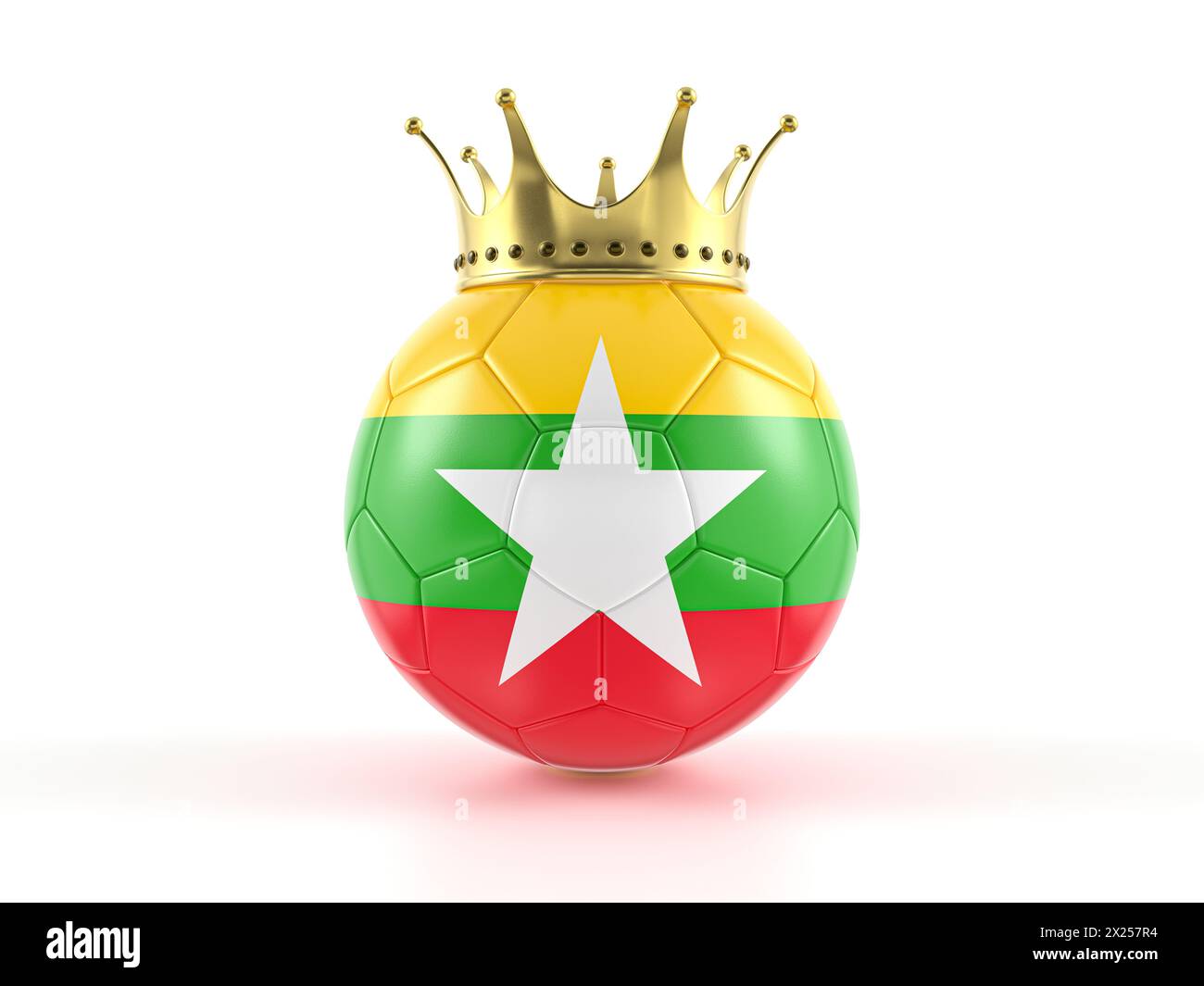 3d flag myanmar hi-res stock photography and images - Alamy
