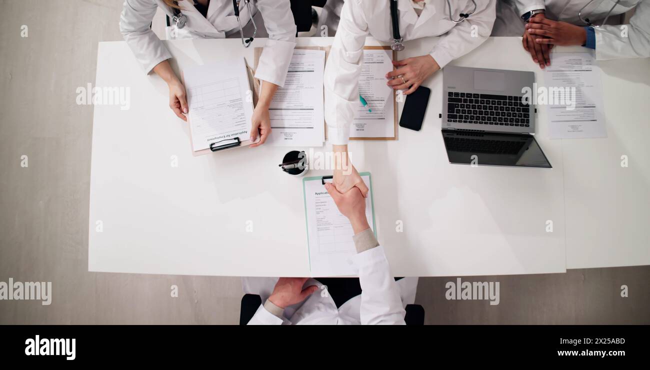 Doctors job interview hi-res stock photography and images - Alamy