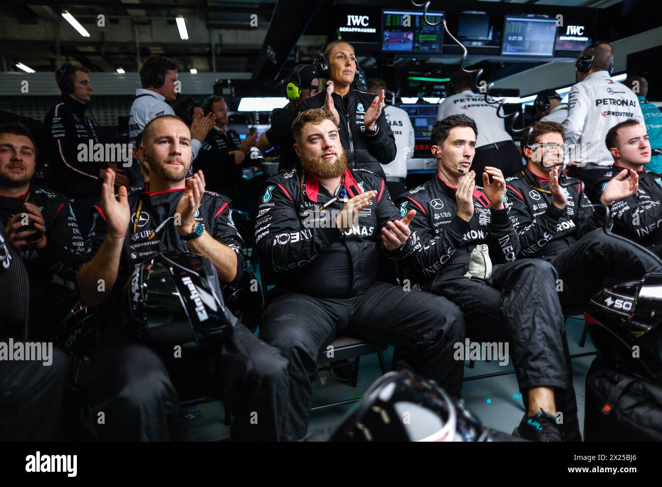 Mercedes AMG F1 Team mechanic, mecanicien, mechanics during the Formula ...