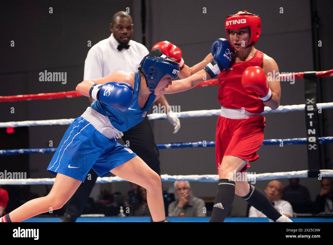 Pueblo, Colorado, USA. 19th Apr, 2024. Scarlett Delgado of Canada(Red ...