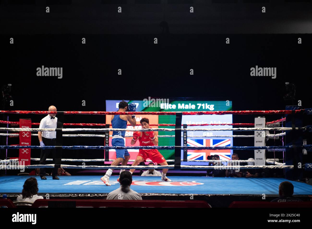 Pueblo, Colorado, USA. 19th Apr, 2024. Boxers from Great Britain and ...