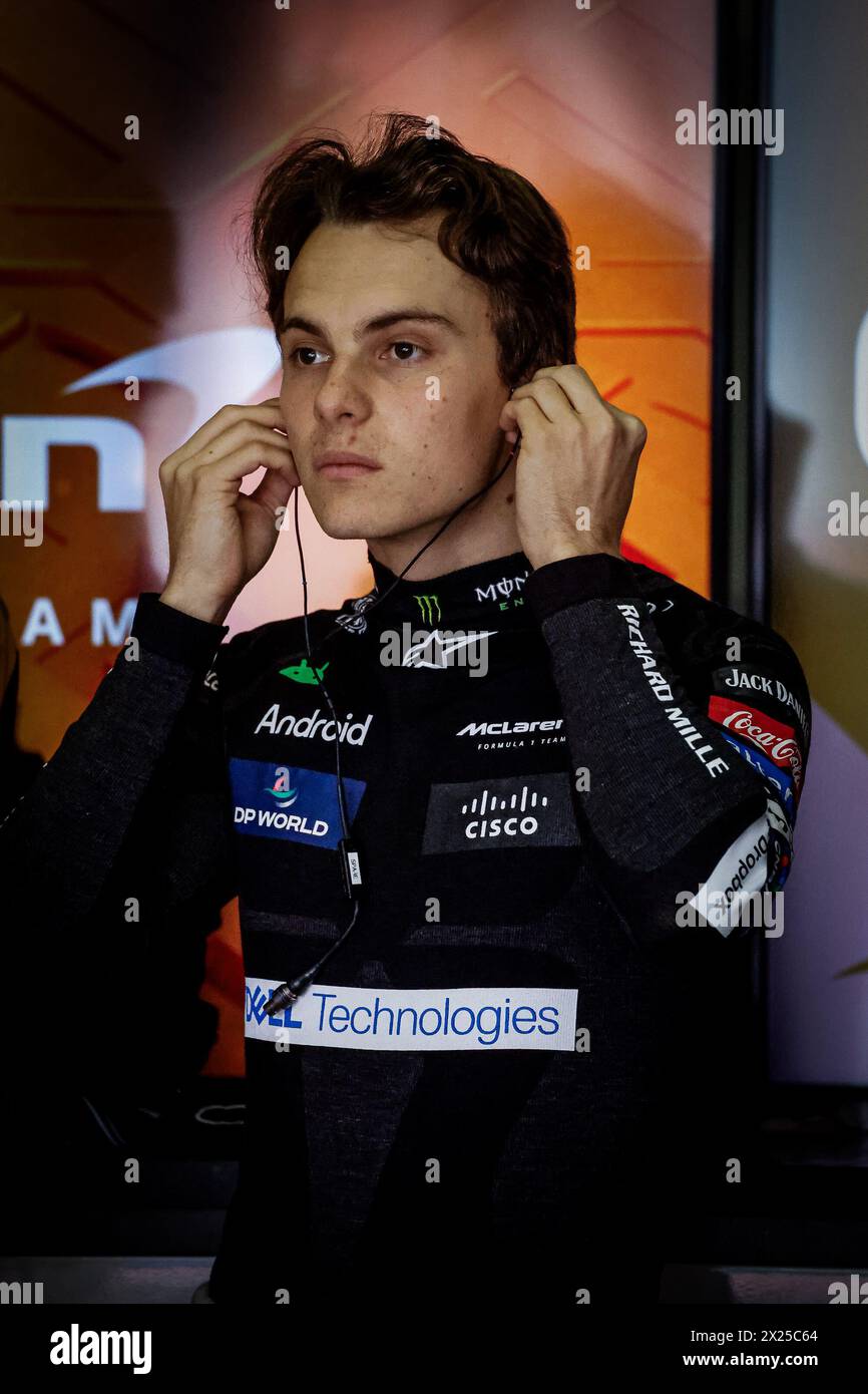 PIASTRI Oscar (aus), McLaren F1 Team MCL38, portrait Sprint Race during the Formula 1 Lenovo ...