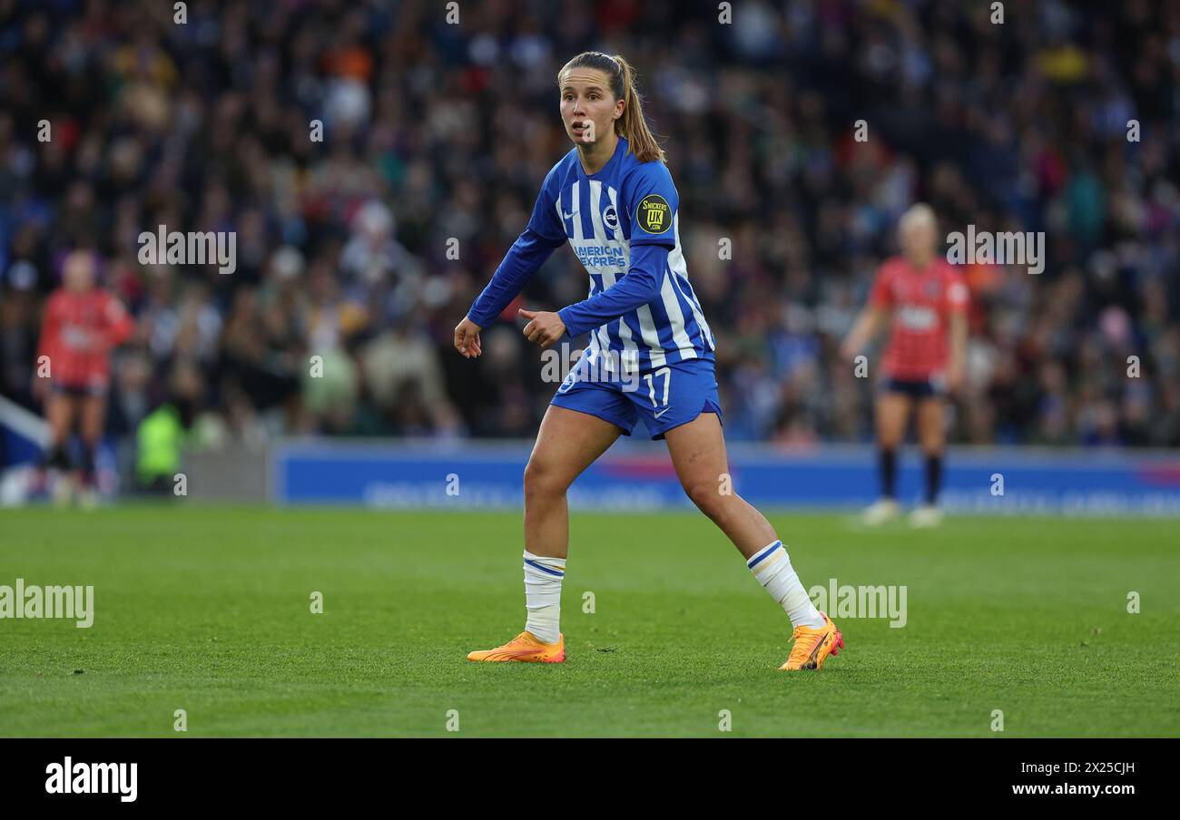 Brighton, UK 19th April, 2024 : Brighton's Tatiana Pinto during the ...