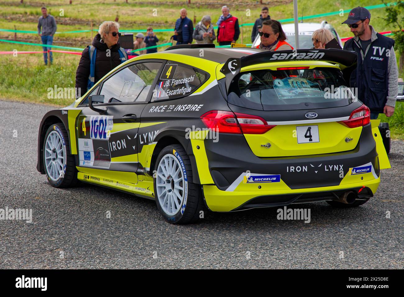 BIBOST, FRANCE, April 18, 2024 : At the first stage start of ...