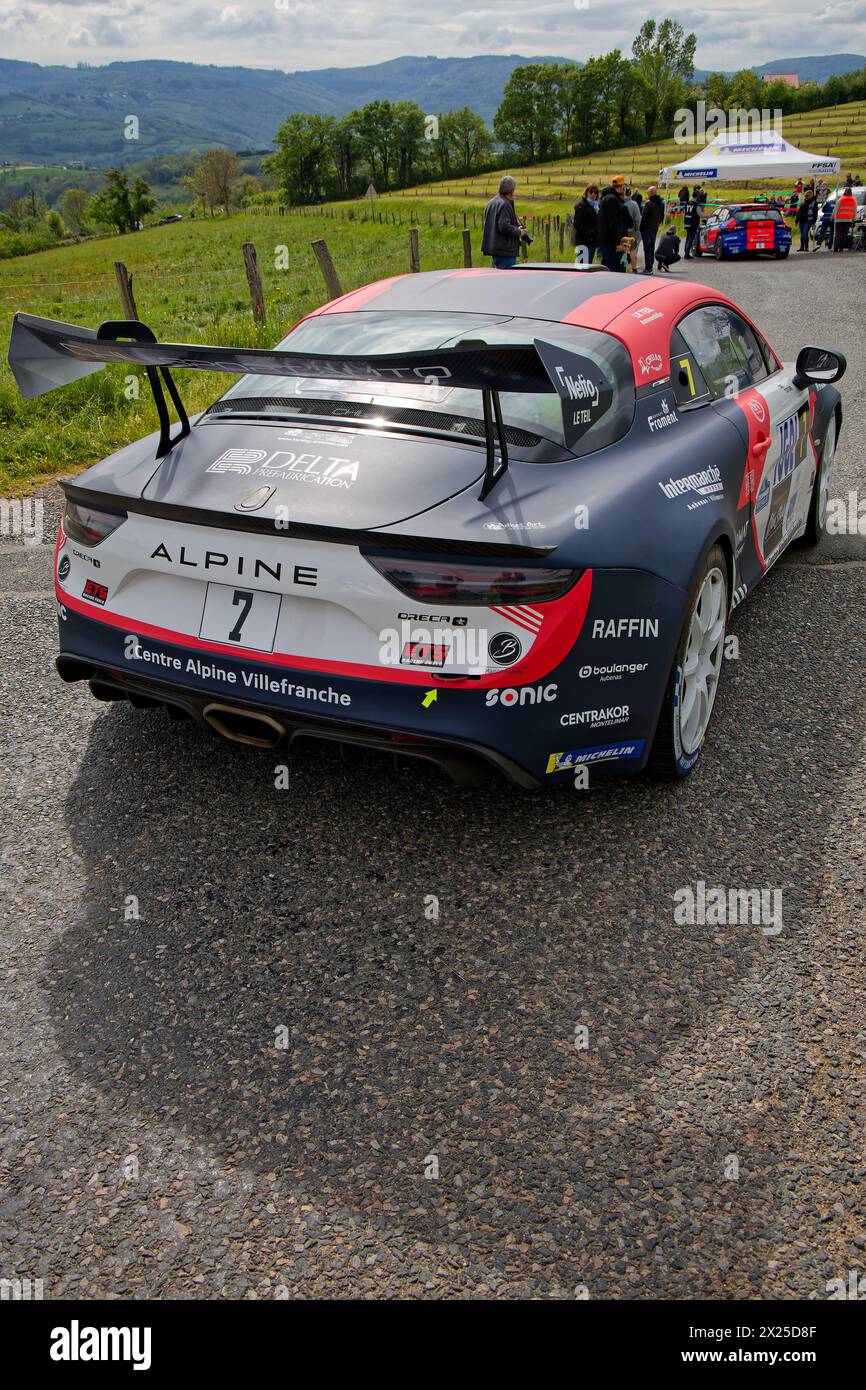 BIBOST, FRANCE, April 18, 2024 : At the first stage start of ...