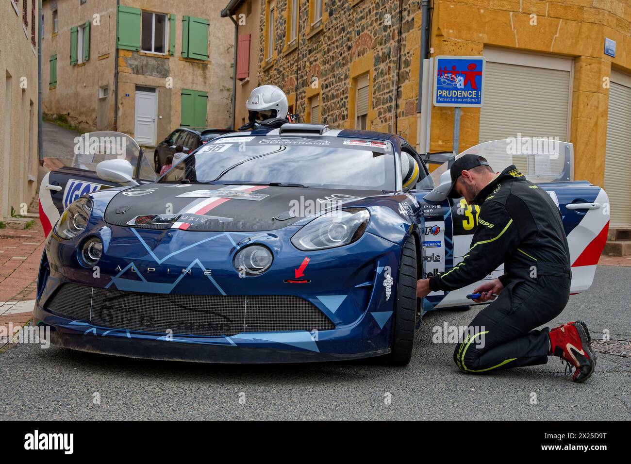 BIBOST, FRANCE, April 18, 2024 : Last checks before the race. The ...