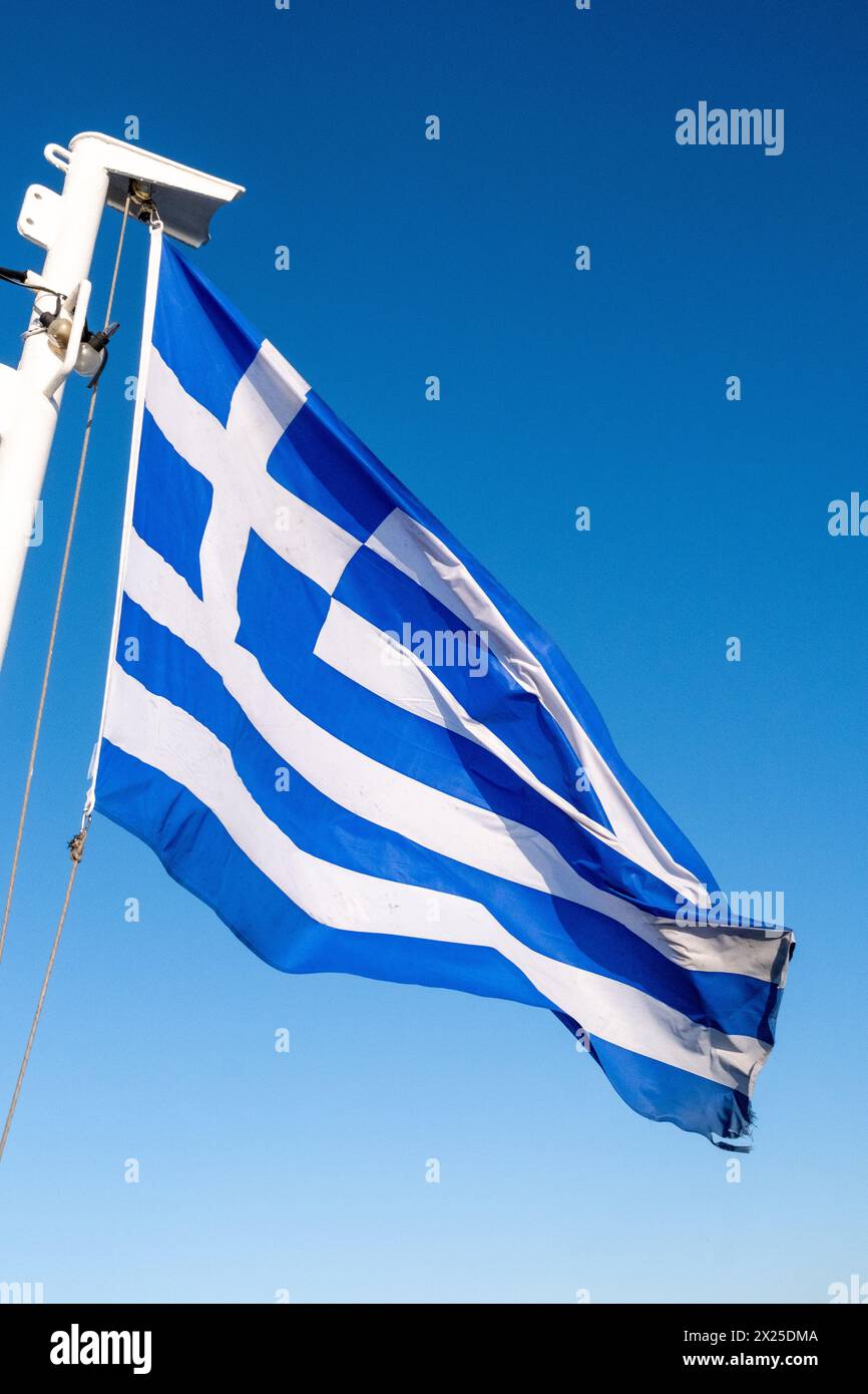 Blue Star Ferries ferry from Athens, the capital of Greece, to Naxos ...