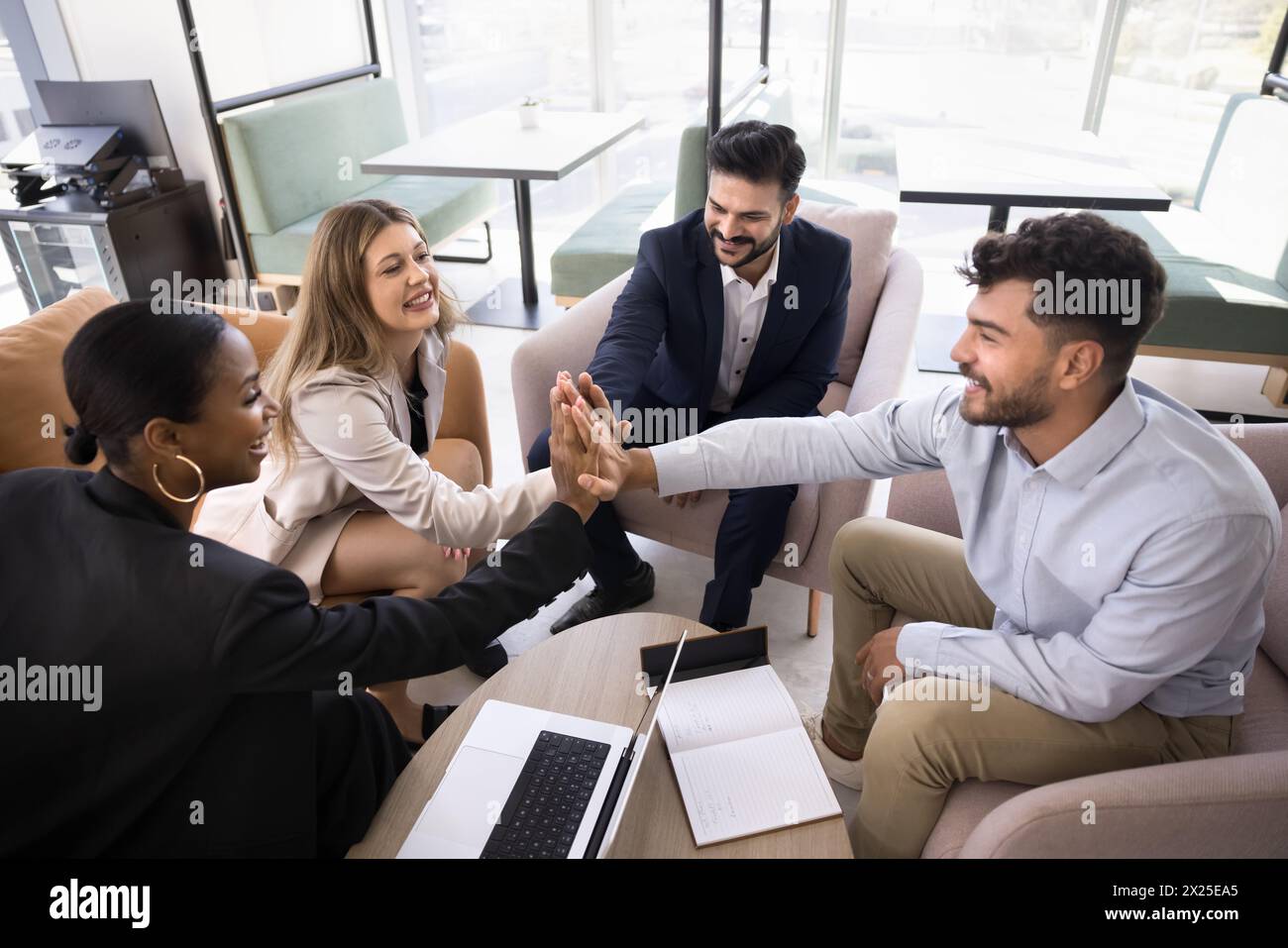 Group successful multiethnic diverse hi-res stock photography and ...