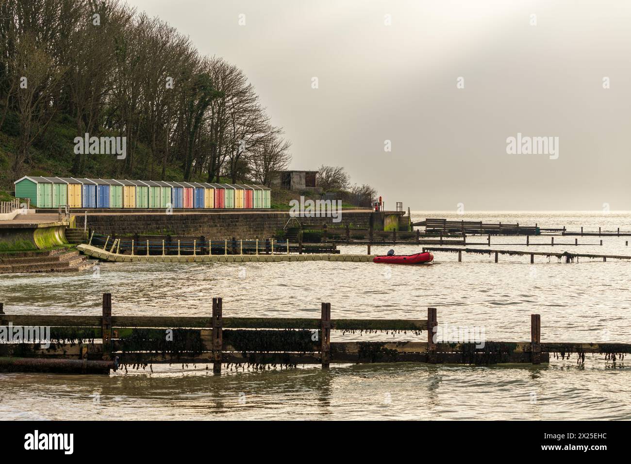 Colwell Bay on the Isle of Wight, England, UK Stock Photo - Alamy