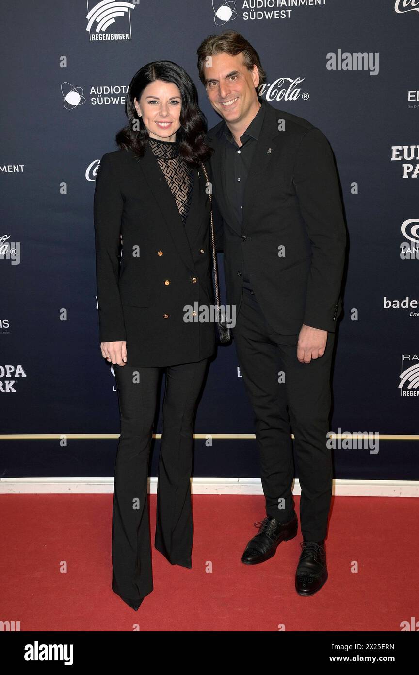 Katja Mack und Thomas Mack bei der Verleihung des 24. Radio Regenbogen ...