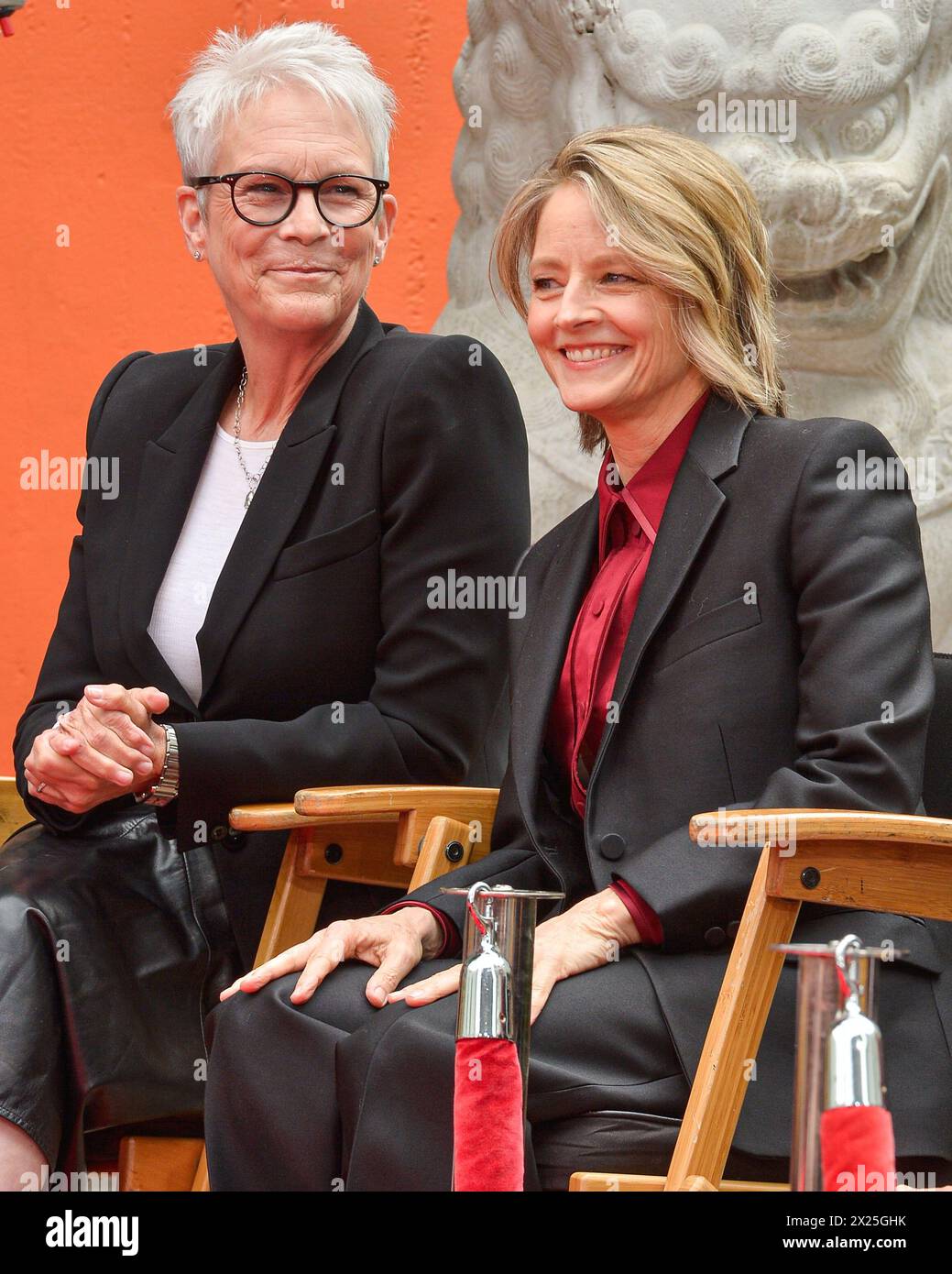 HOLLYWOOD, LOS ANGELES, CALIFORNIA, USA - APRIL 19: Jamie Lee Curtis ...