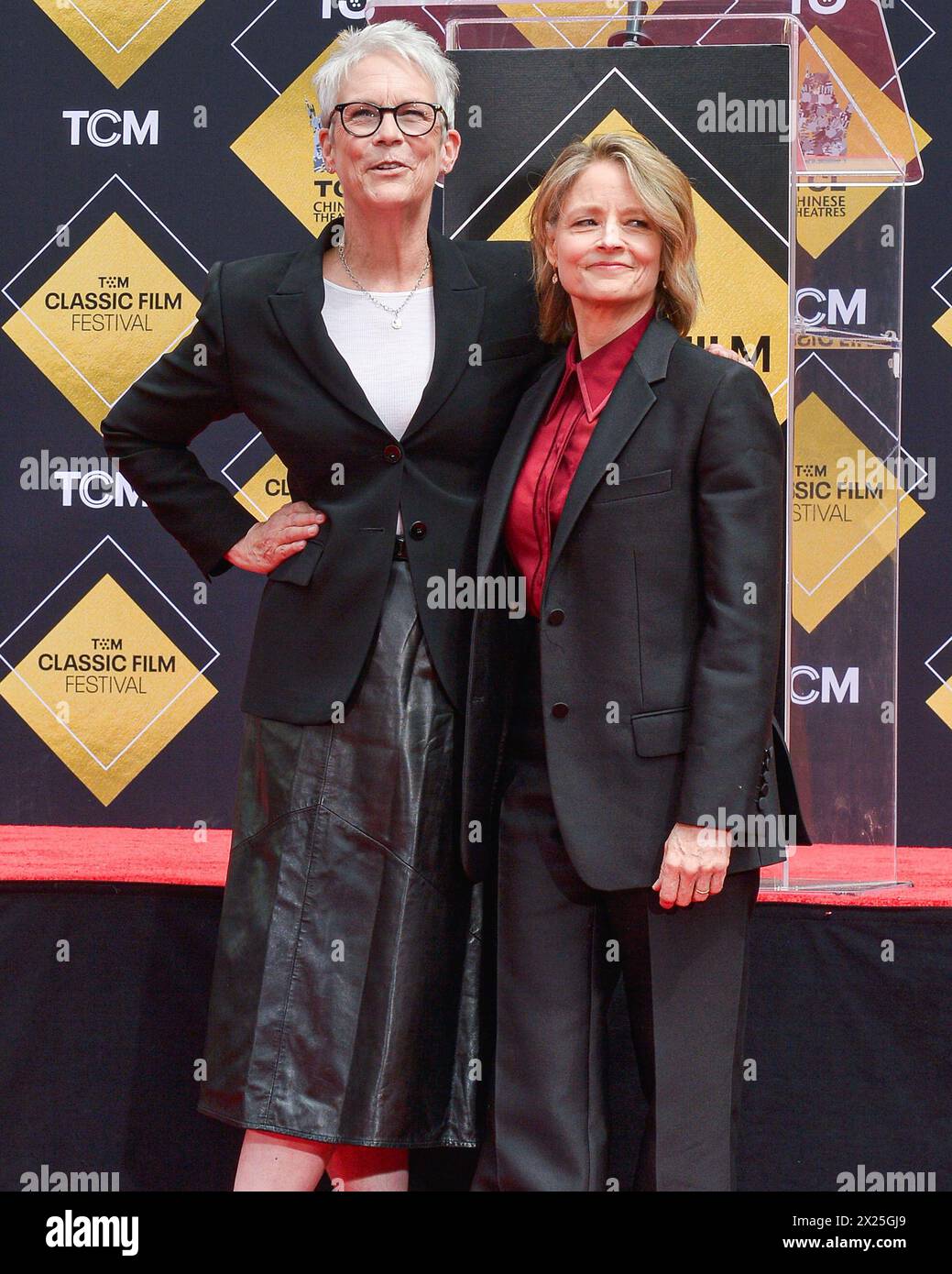 HOLLYWOOD, LOS ANGELES, CALIFORNIA, USA - APRIL 19: Jamie Lee Curtis ...