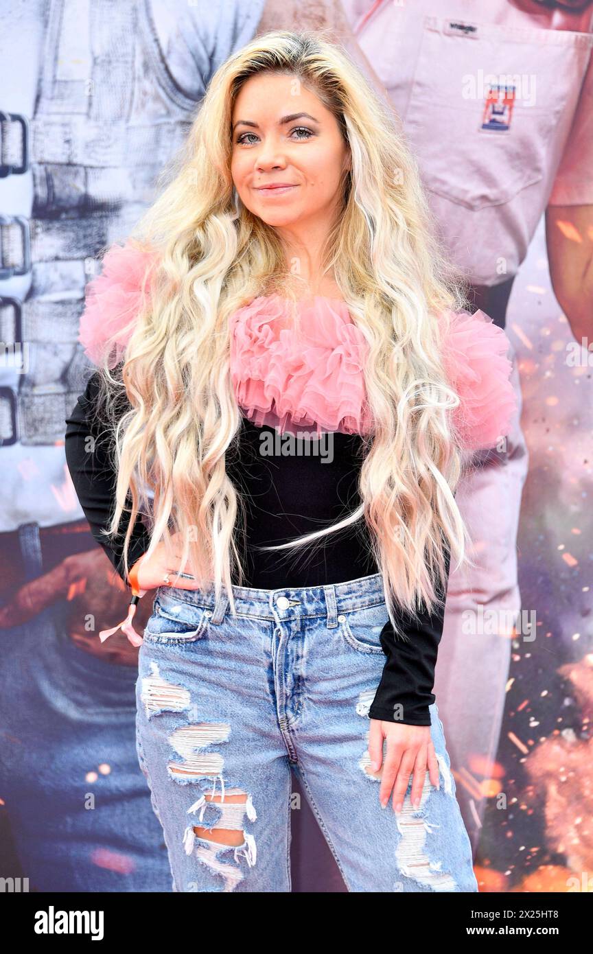 Nadine Trompka bei der Europapremiere des Kinofilms The Fall Guy im UCI ...