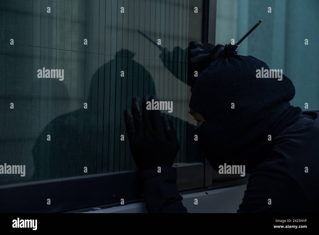 Crime criminal crowbar burglary young hi-res stock photography and ...