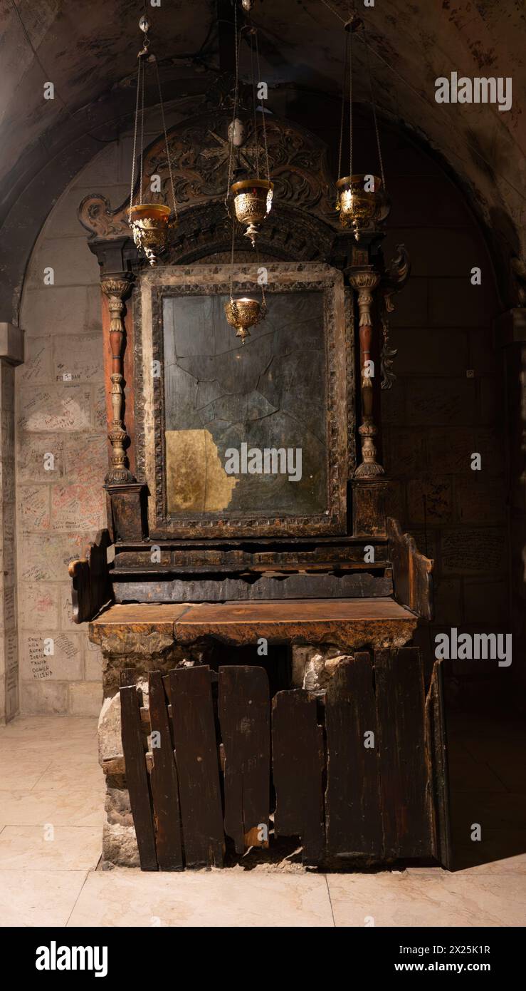 Tomb of Joseph in the Church of the Holy Sepulcher in Jerusalem, Israel ...