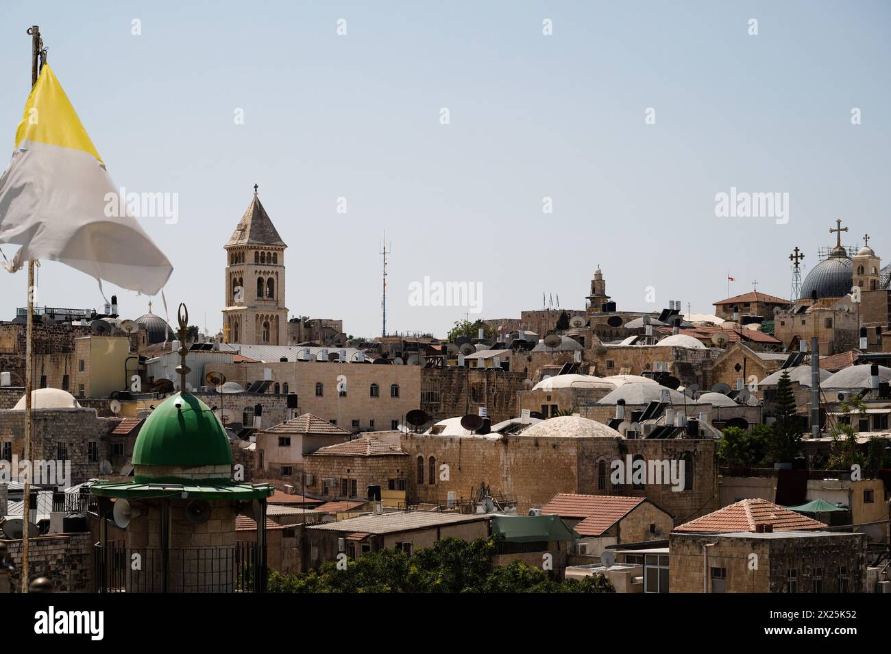 View on the landmarks of Jerusalem Old City,. High quality photo Stock ...