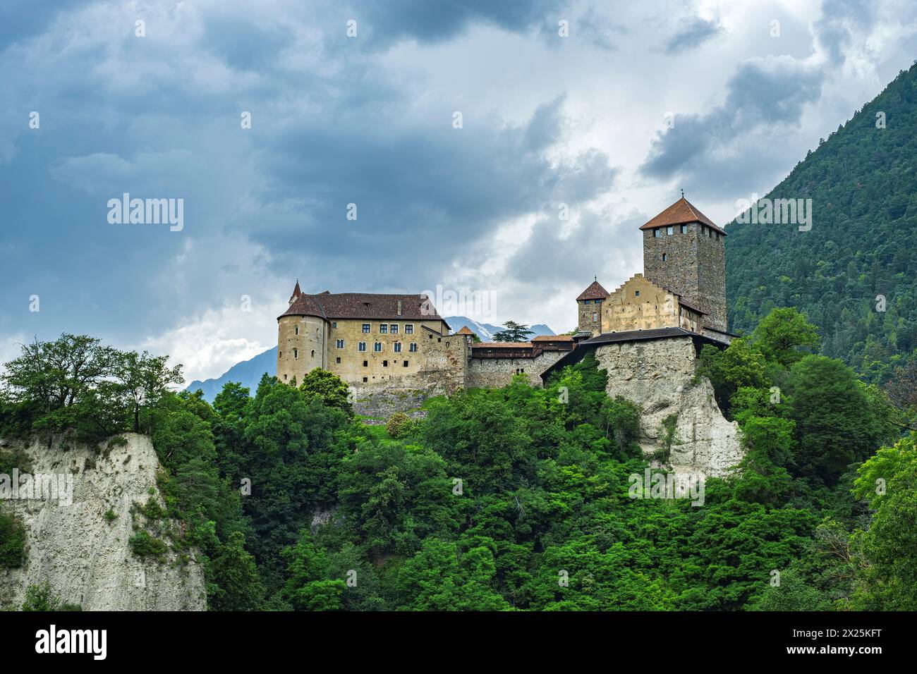 Tyrol Castle, medieval ancestral castle of the Counts of Tyrol in Dorf ...