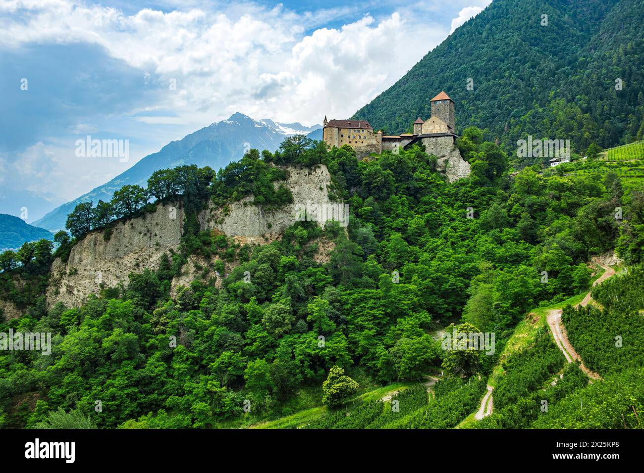 Schloss Tirol, Burggrafenamt, Südtirol, Italien Schloss Tirol ...