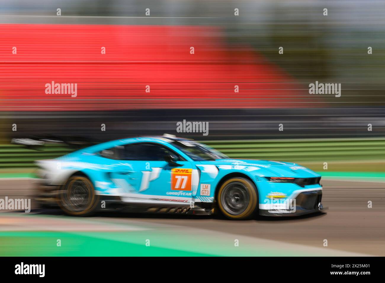 Imola, Italy, 19 April 2024, #77 Proton Competition (Deu) Ford Mustang ...