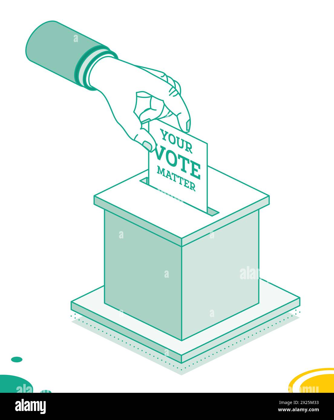 Official ballot box Stock Vector Images - Alamy