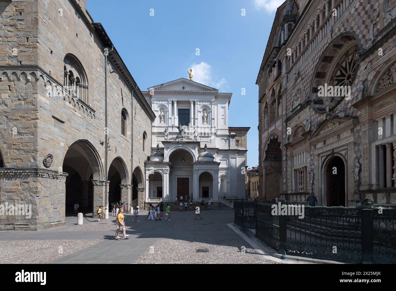 Gothic Palazzo della Ragione from XII century, Neo Classical facade of ...
