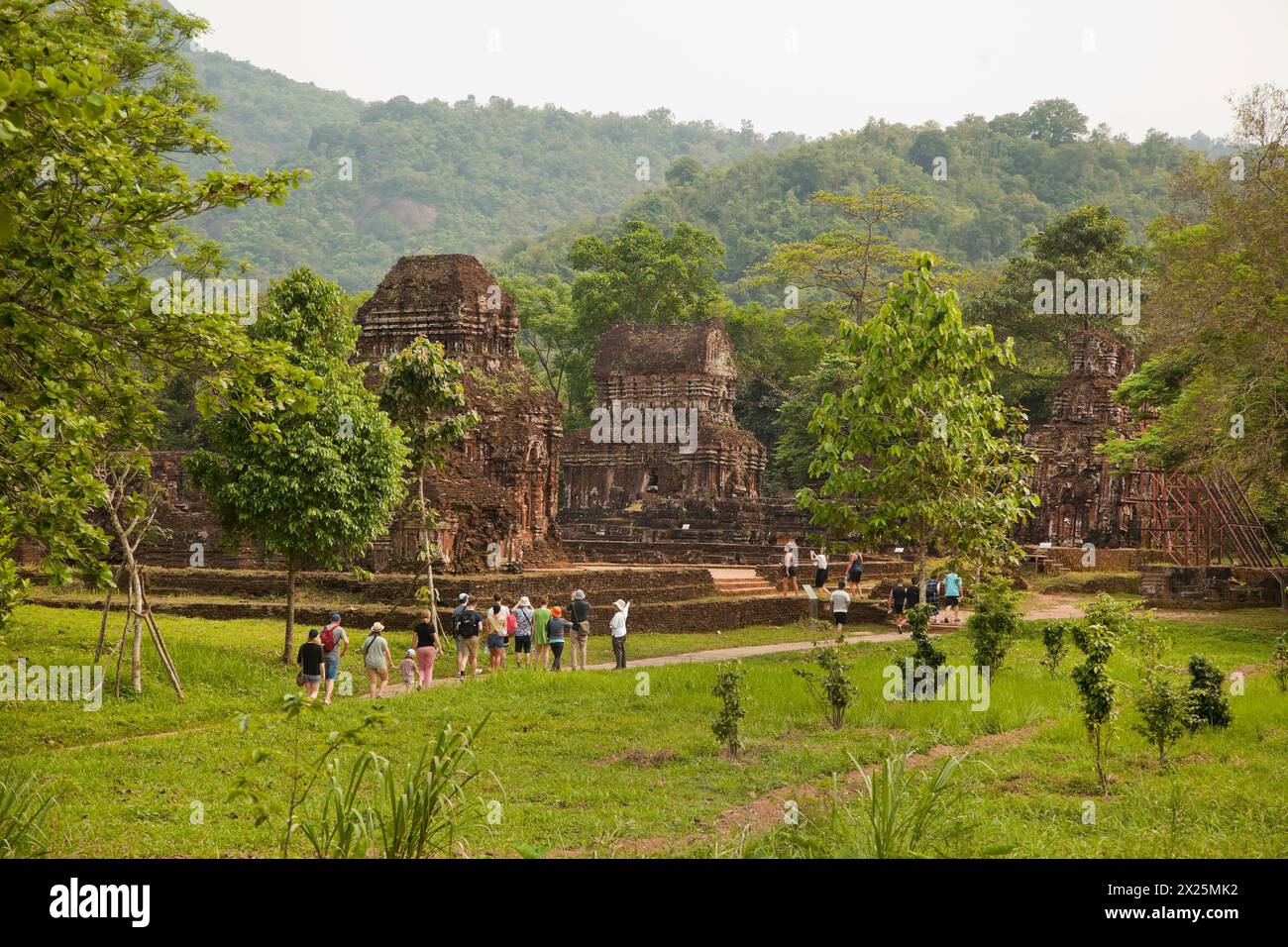 My Son, Cham archaelogical site, Hindu temples, Vietnam Stock Photo - Alamy