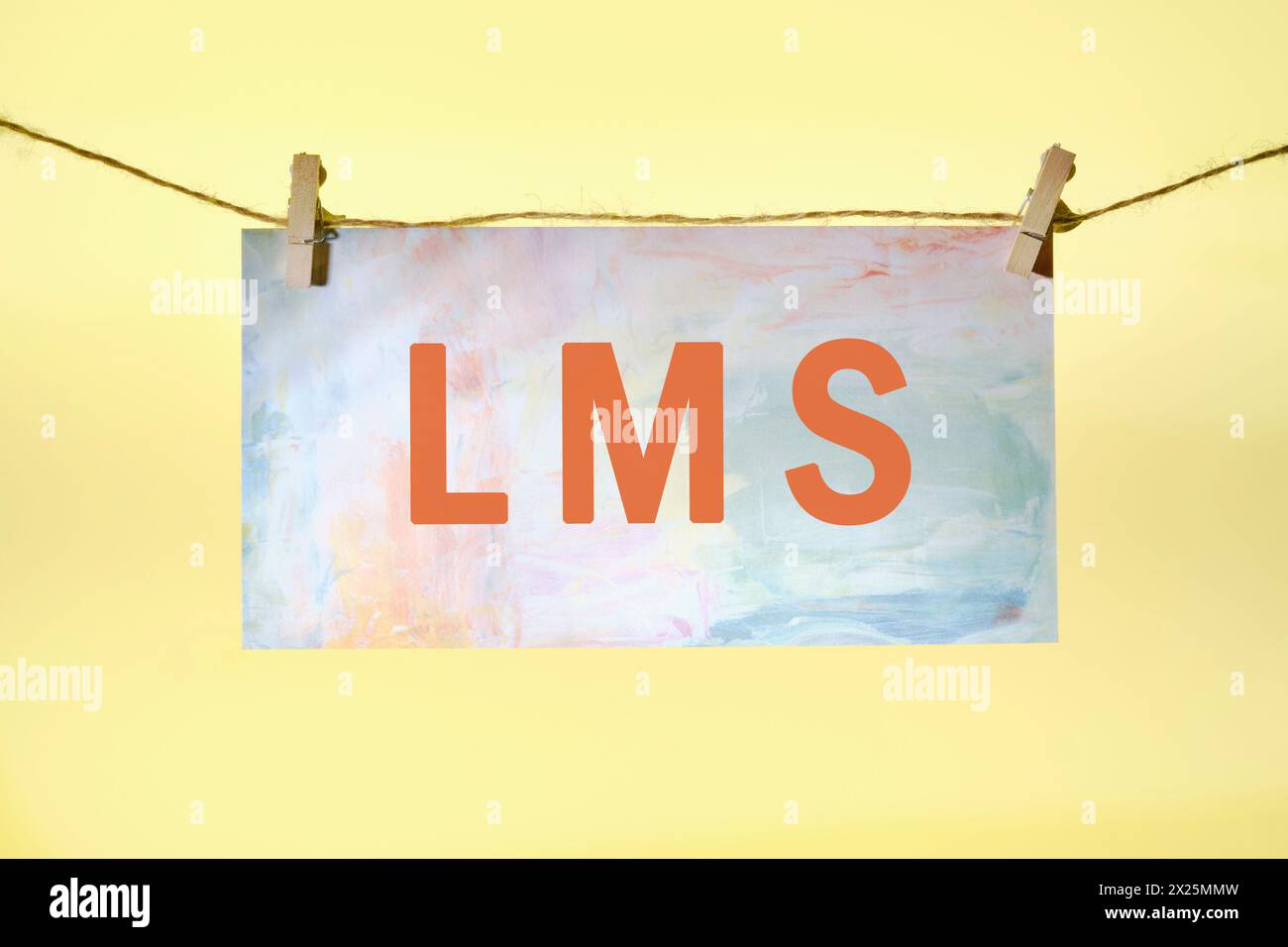 Word cloud concept. LMS - Learning Management System acronym written on ...