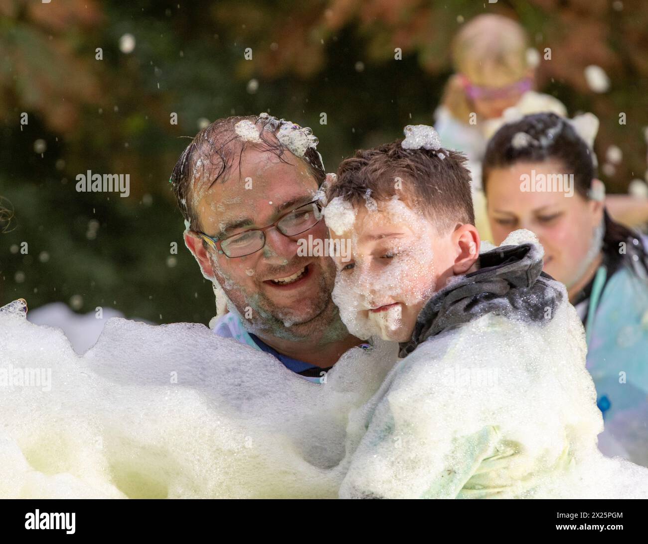 East Anglia Childrens Hospice (EACH) charity fundraiser Bubble Rush ...