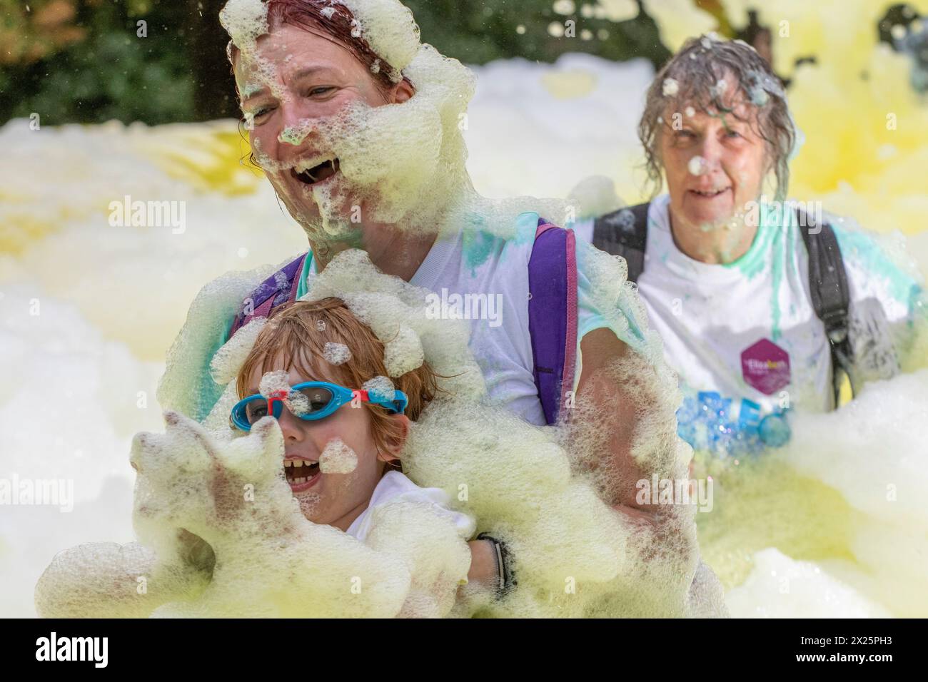 East Anglia Childrens Hospice (EACH) charity fundraiser Bubble Rush ...