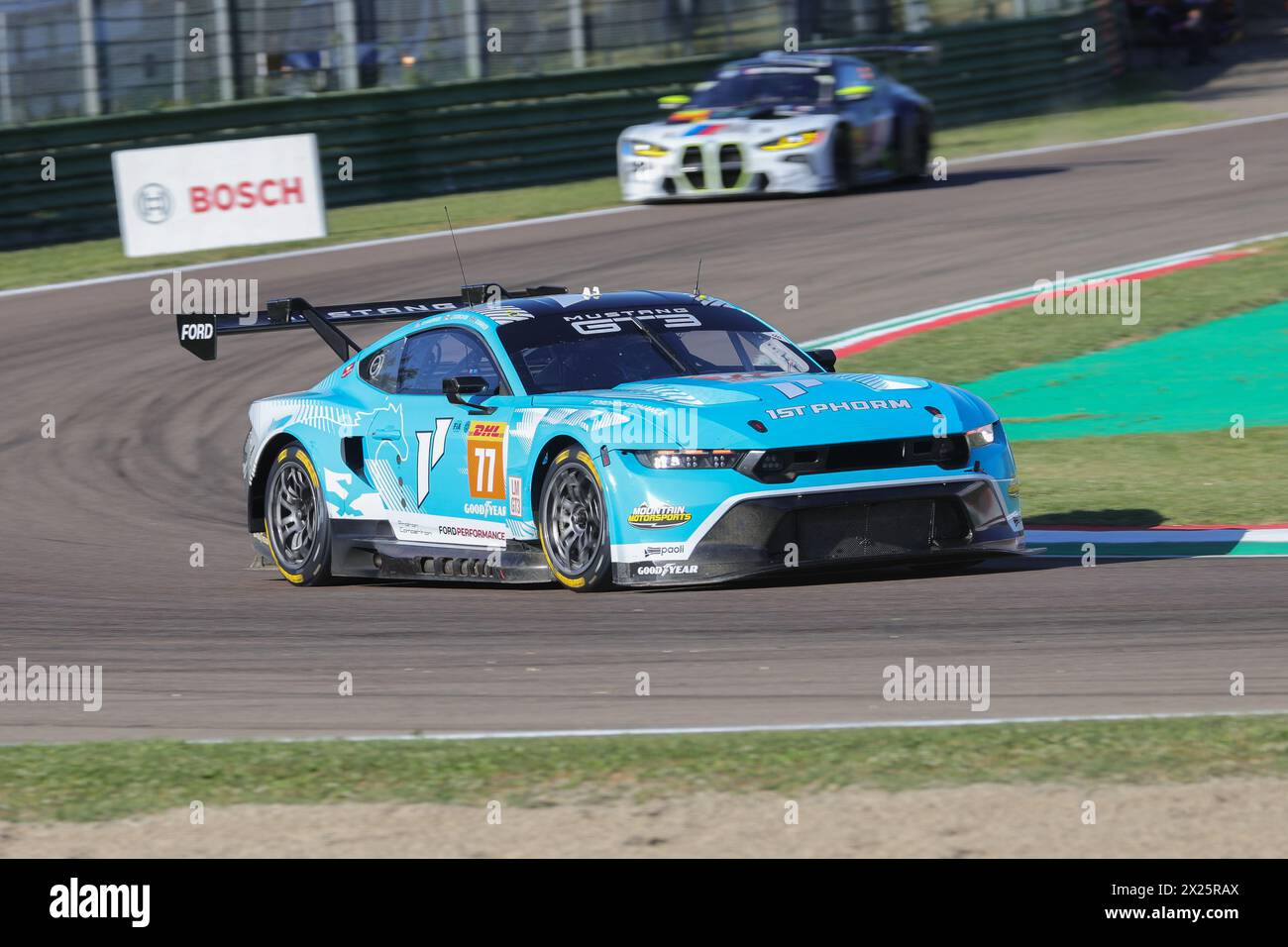 Imola, Italy, 19 April 2024, #77 Proton Competition (Deu) Ford Mustang ...