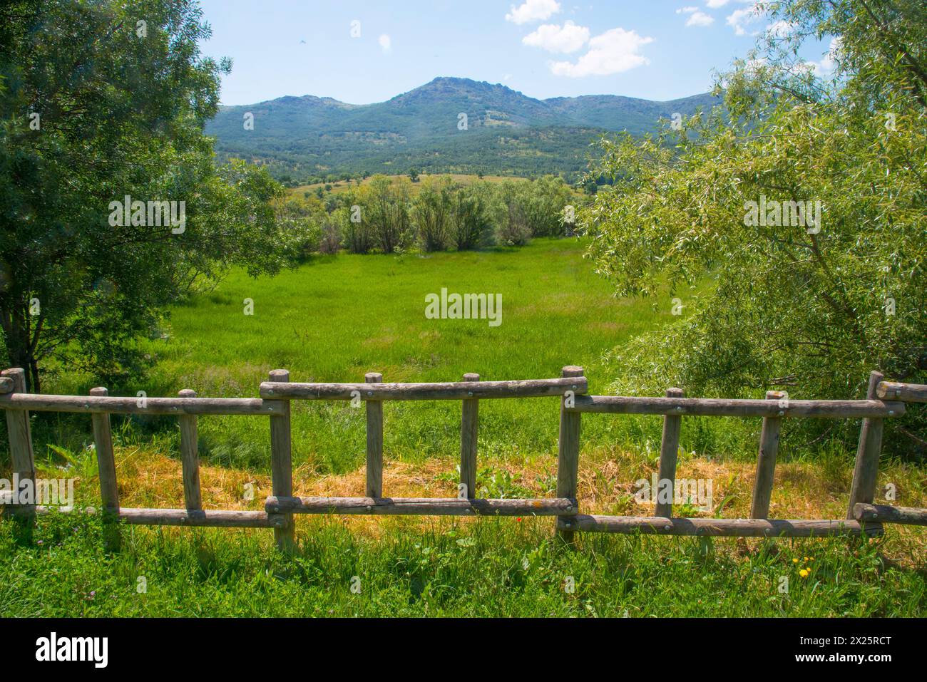 Landscape. Pinilla del valle, Madrid province, Spain Stock Photo - Alamy
