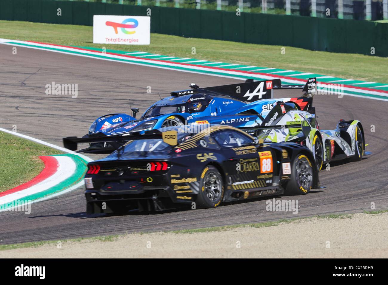 Imola, Italy, 19 April 2024, #88 Proton Competition (Deu) Ford Mustang ...