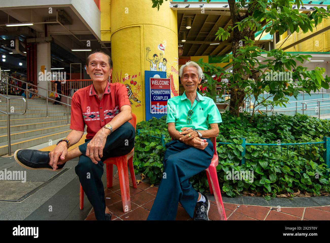 Happy older people in singapore hi-res stock photography and images - Alamy