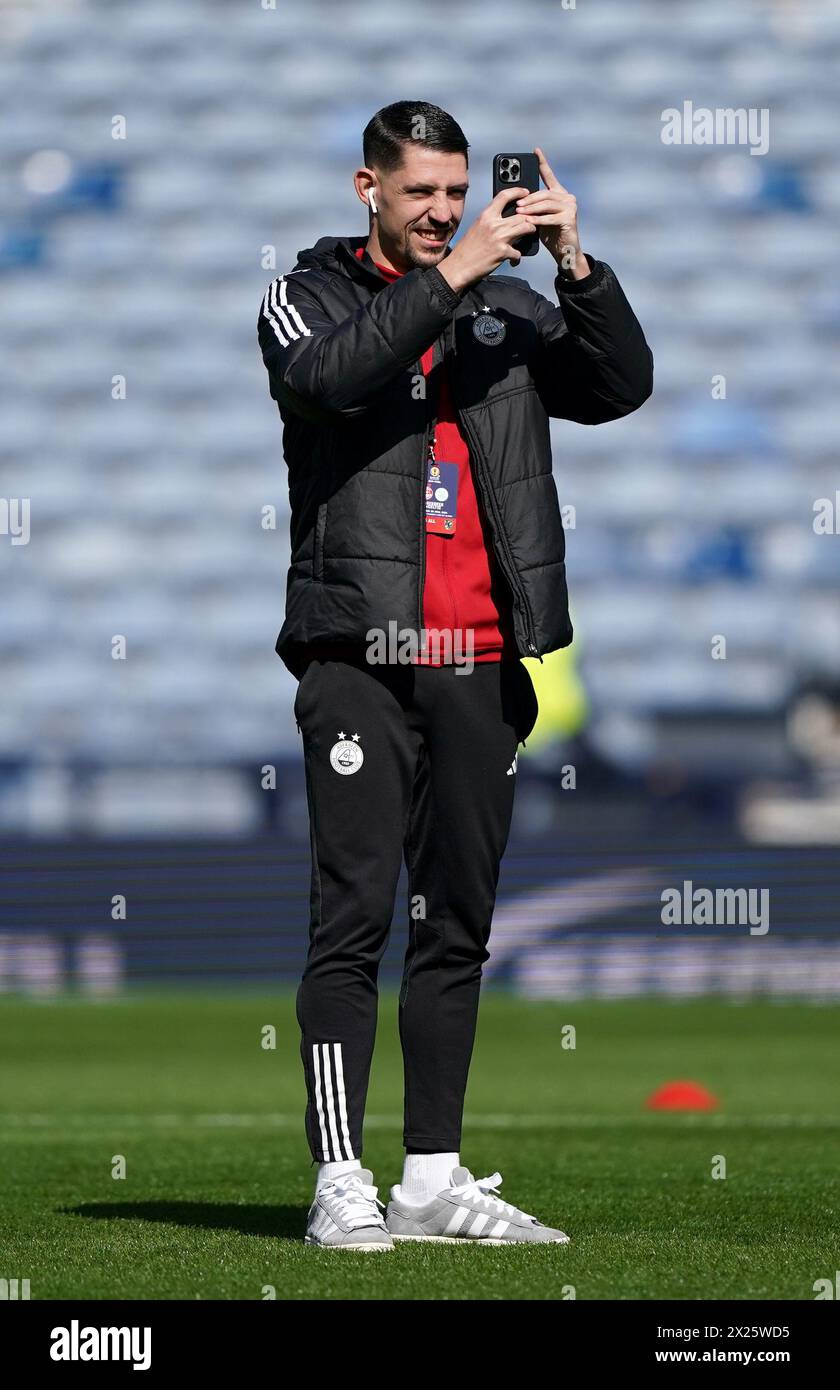 Aberdeen's Ester Sokler before the Scottish Gas Scottish Cup semi-final ...