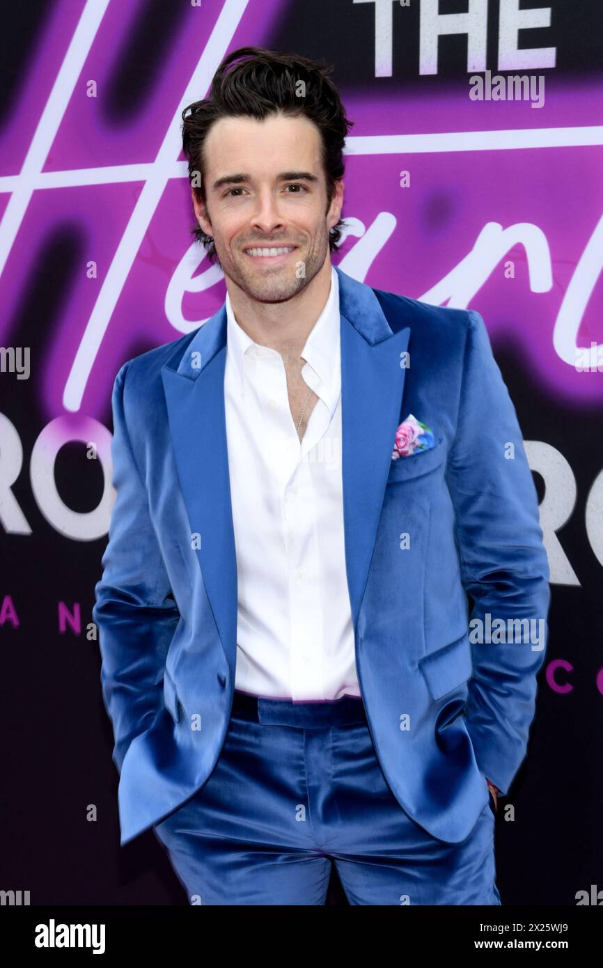 New York, USA. 19th Apr, 2024. Corey Cott attending The Heart of Rock ...