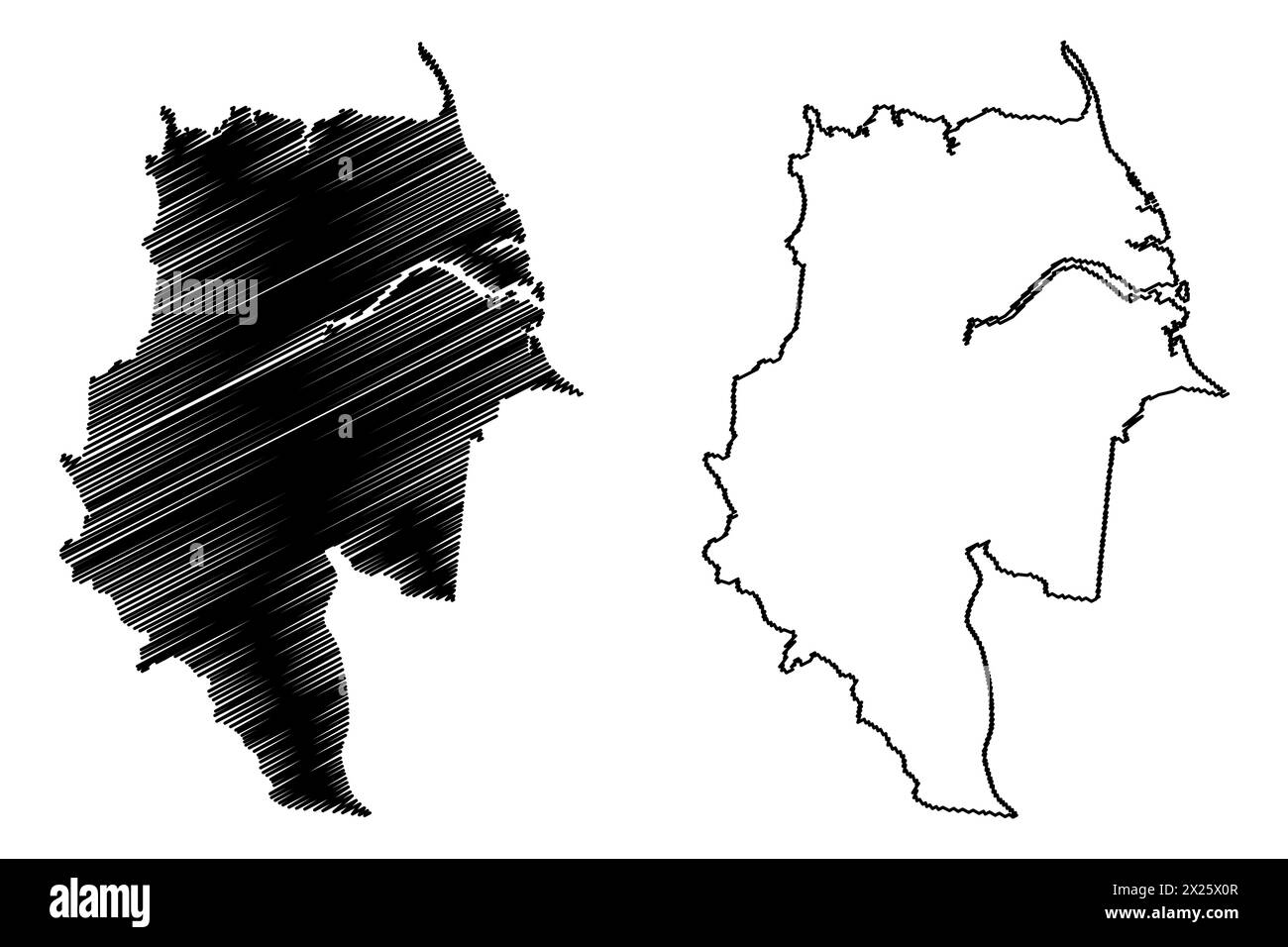 Shire of Burdekin (Commonwealth of Australia, Queensland state) map ...