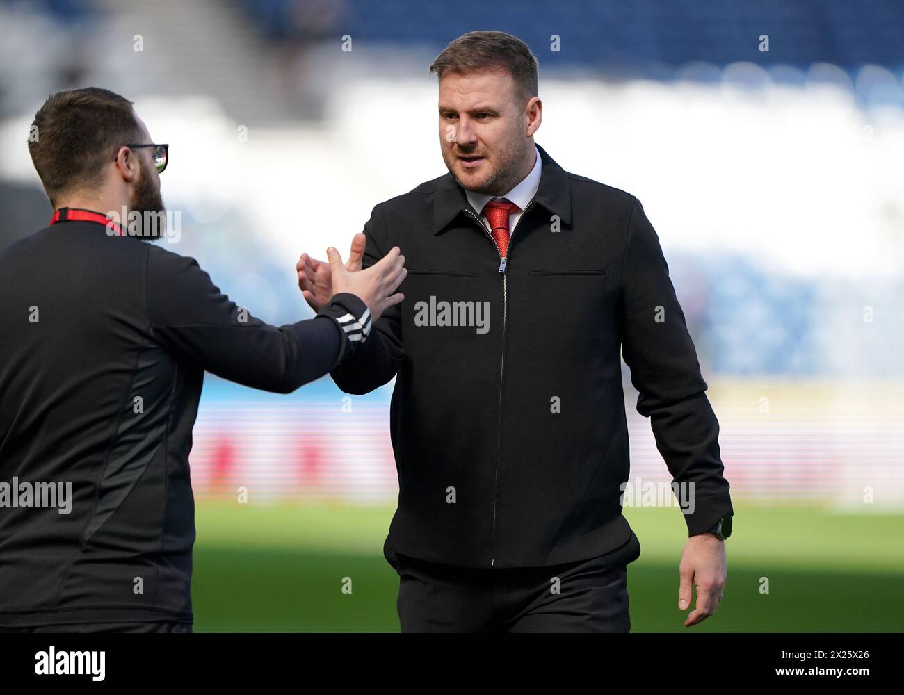 Aberdeen interim manager Peter Leven before the Scottish Gas Scottish ...