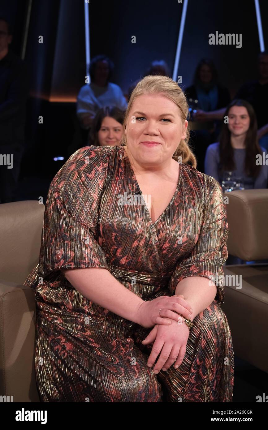 Gisa Flake, Schauspielerin, Kabarettistin und Sängerin, zu Gast in der NDR Talk Show, Fototermin ...