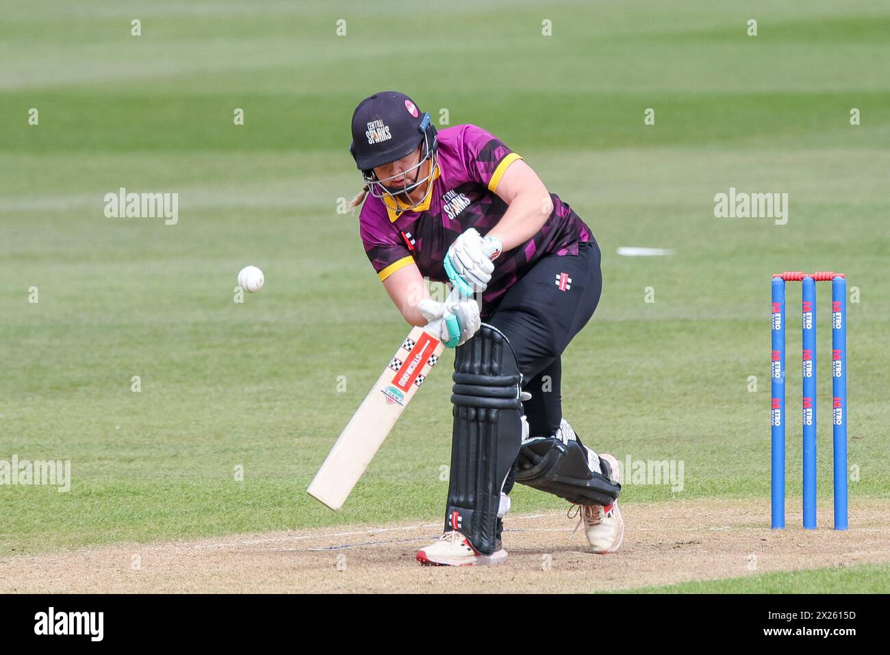 Birmingham, UK. 20th Apr, 2024. Central Sparks Abbey Freeborn in action ...