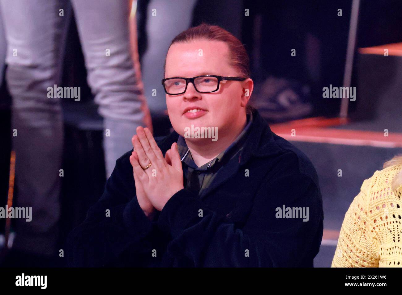 Sänger Angelo Kelly, Vater von Kandidat Gabriel Kelly, in der siebten ...