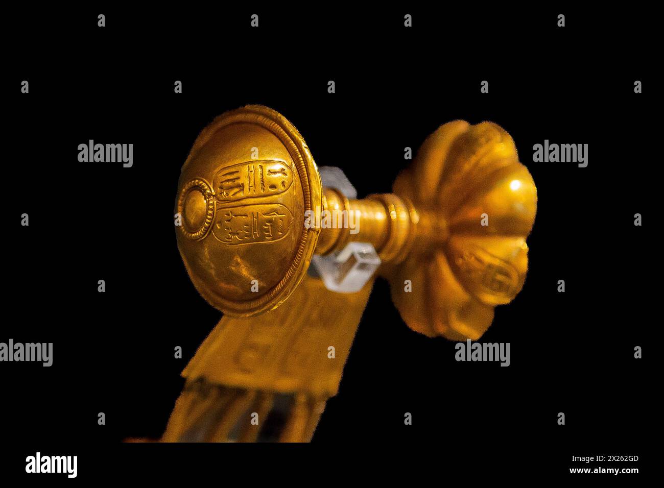 Egypt, Cairo, National Museum of Egyptian Civilization, king cartouches ...