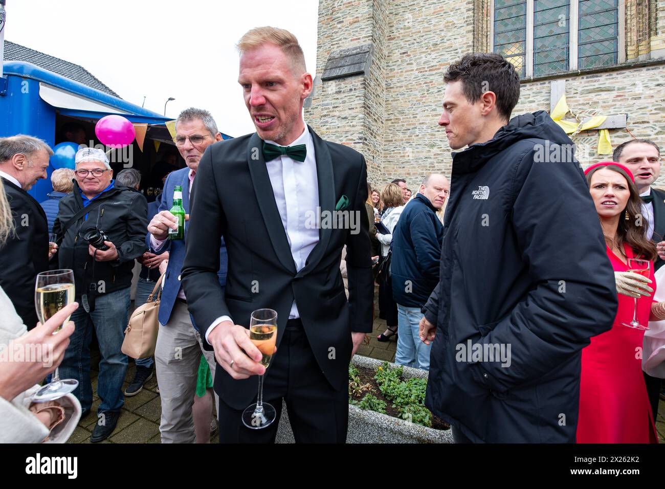 Pittem, Belgium. 20th Apr, 2024. Belgian Tim Declercq of Lidl-Trek and ...