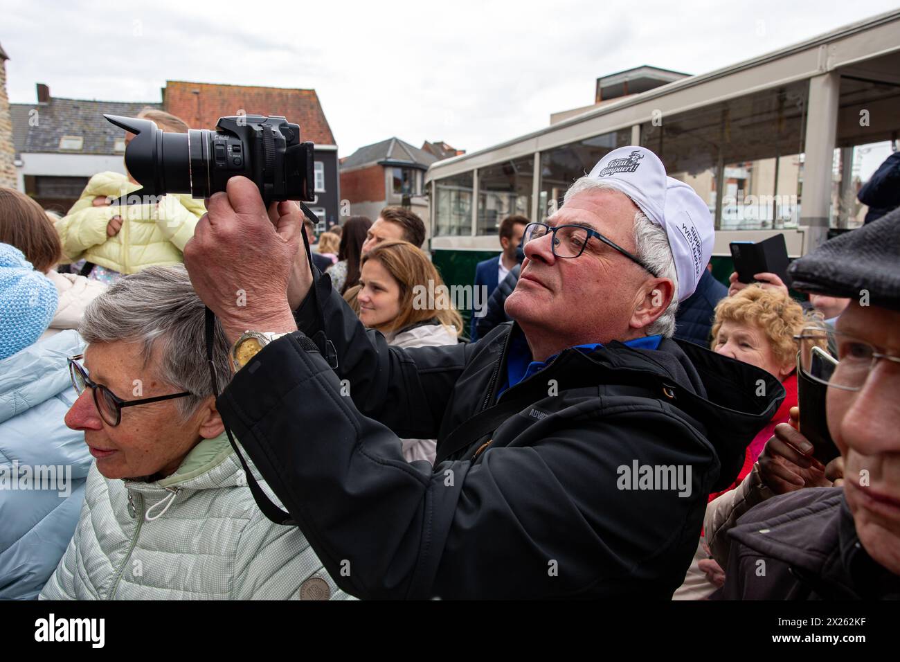 Pittem, Belgium. 20th Apr, 2024. this picture shows the wedding of ...