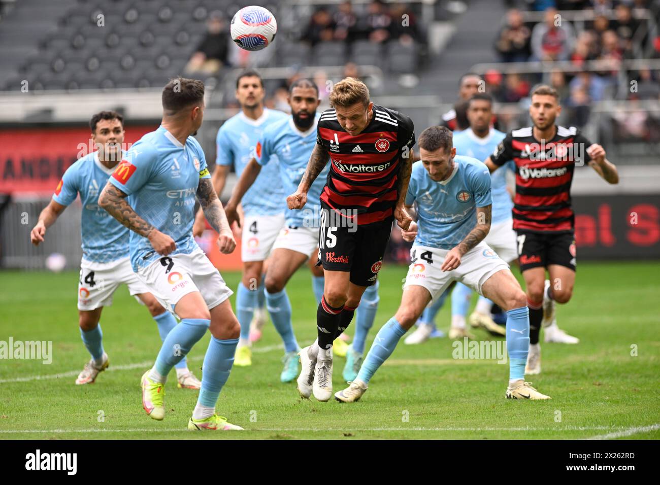 20th April 2024; CommBank Stadium, Sydney, NSW, Australia: A-League ...