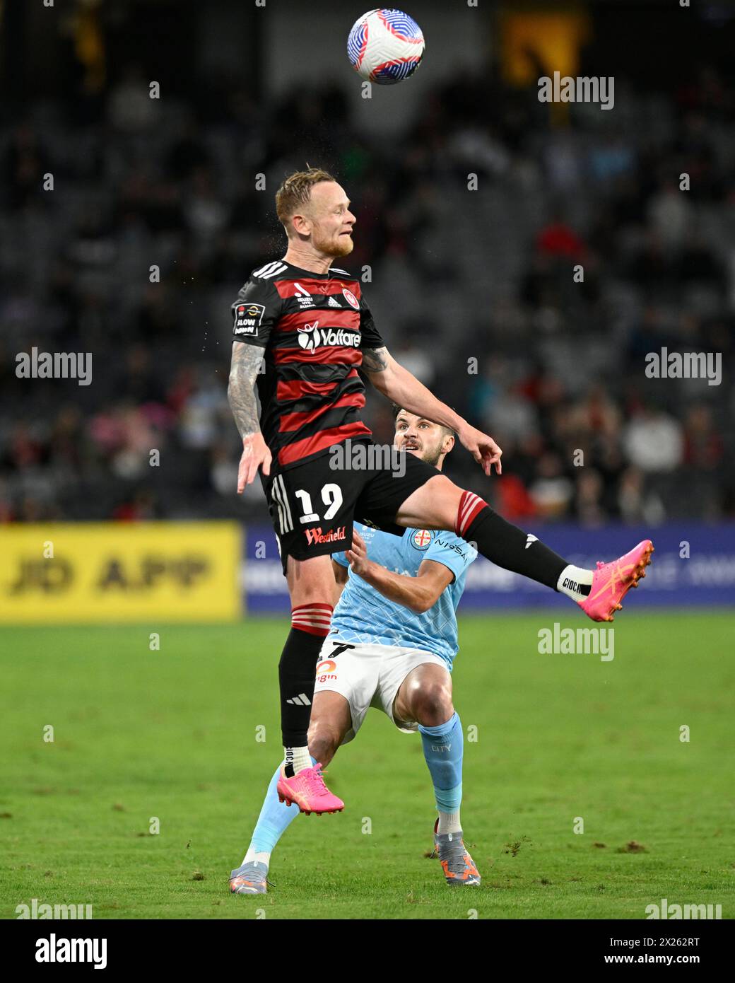 20th April 2024; CommBank Stadium, Sydney, NSW, Australia: A-League ...