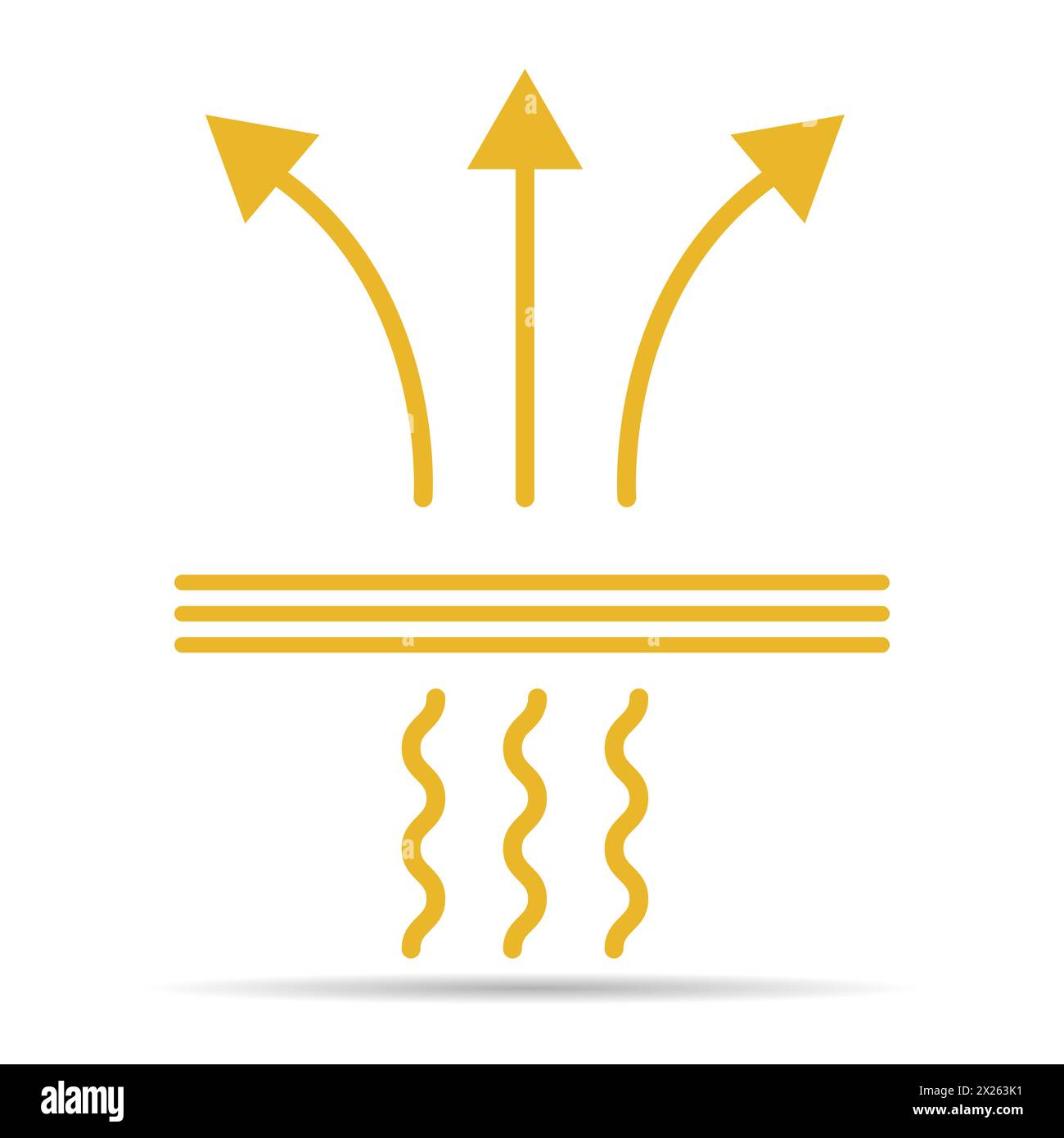 Breathable resistant shadow icon, waterproof material protection sign ...