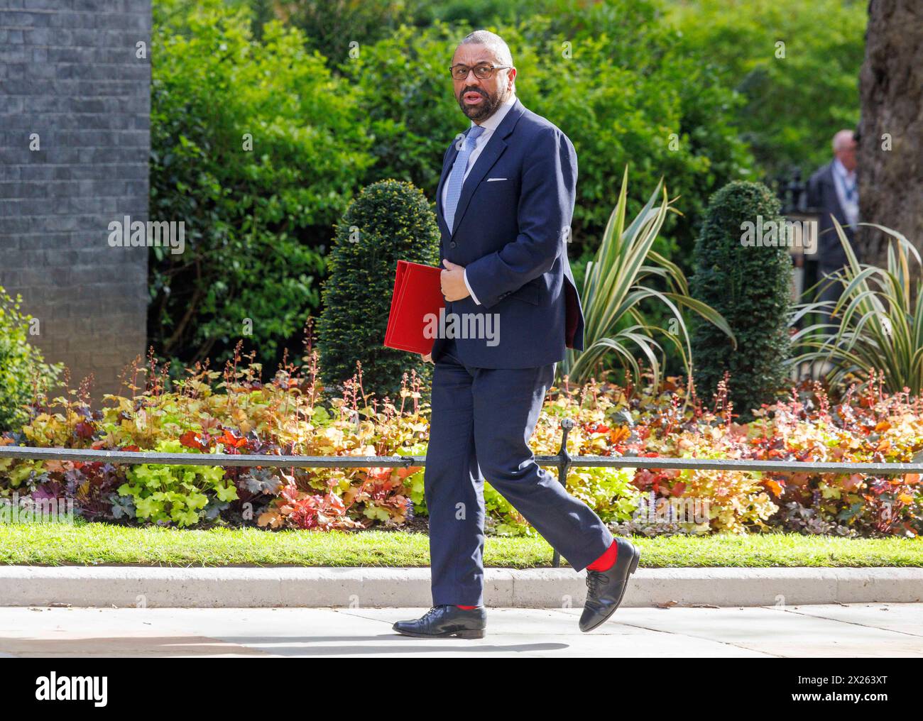 Home Secretary, James Cleverly, in Downing street for a cabinet Meeting ...