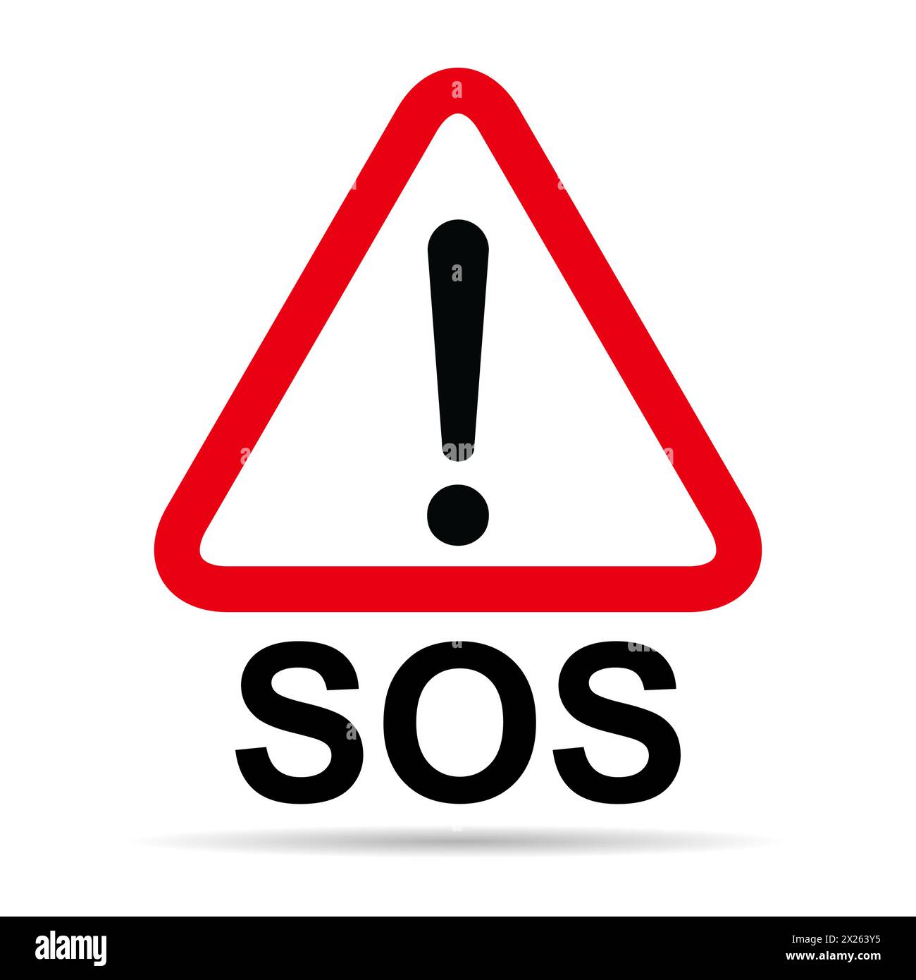 SOS help shadow icon, safety support alert design, save vector ...
