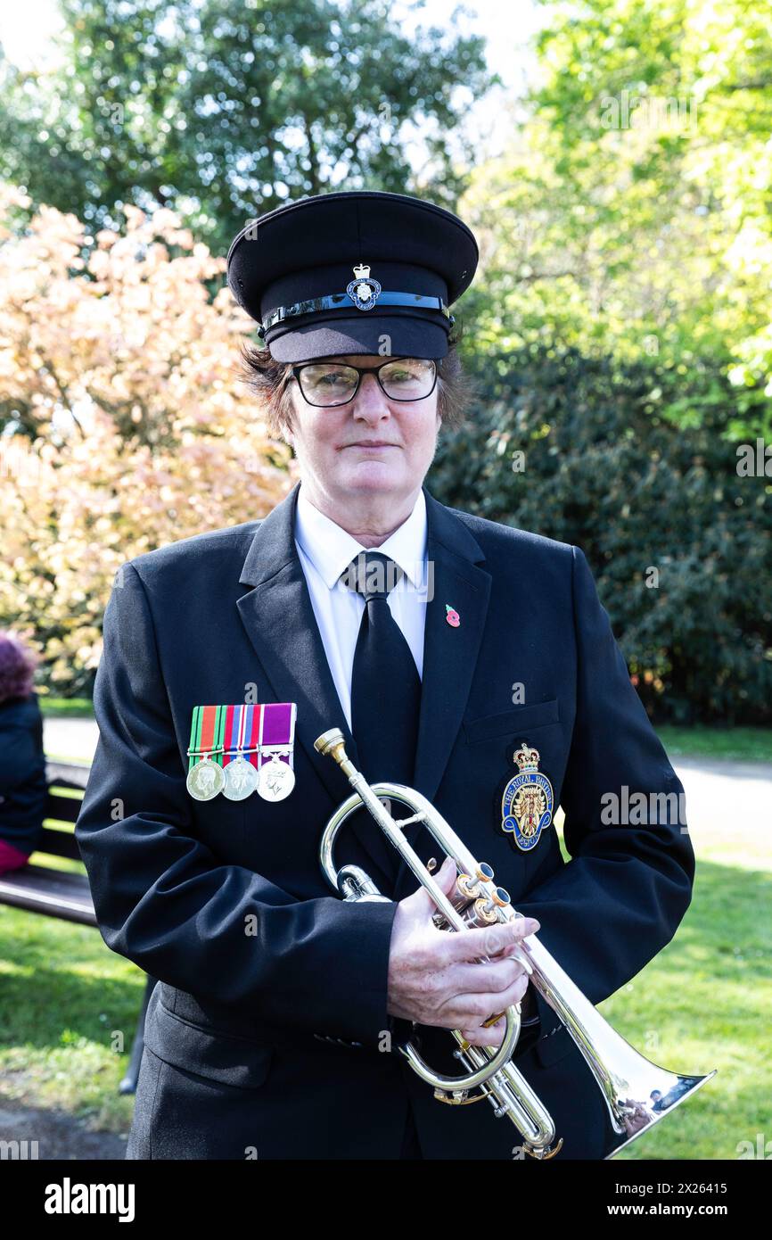 Truro,UK,20th APRIL 2024,The Truro Branch of the Royal British Legion ...