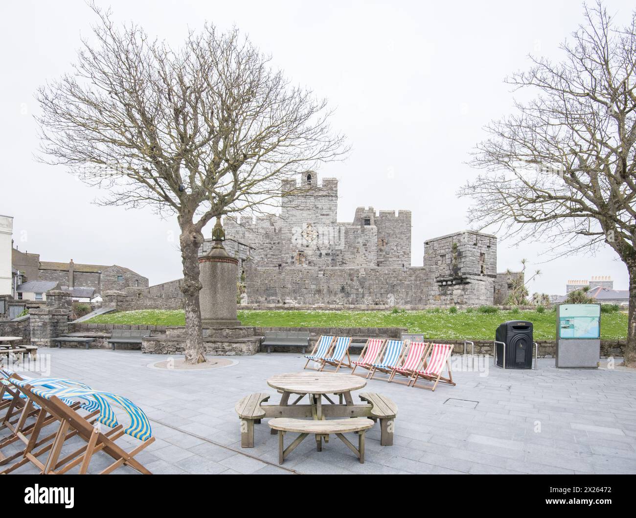 Rushen Castle in Castletown isle of man,a finely preserved fortified ...